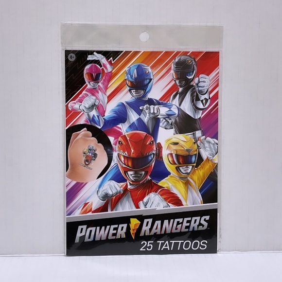 Power Ranger | Accessories | Power Rangers 25 Tattoos Pack | Poshmark